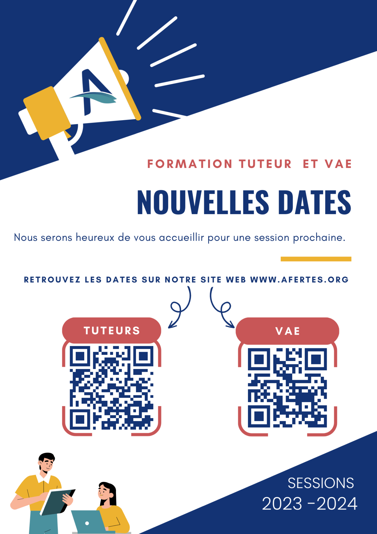 Nouvelles sessions à l’afertes pour la rentrée prochaine - AFERTES