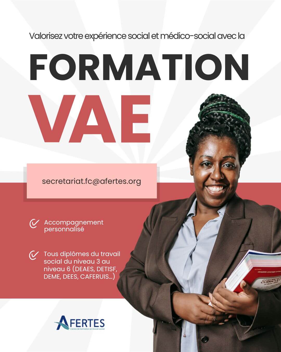 Valorisez votre expérience avec la VAE ! - AFERTES